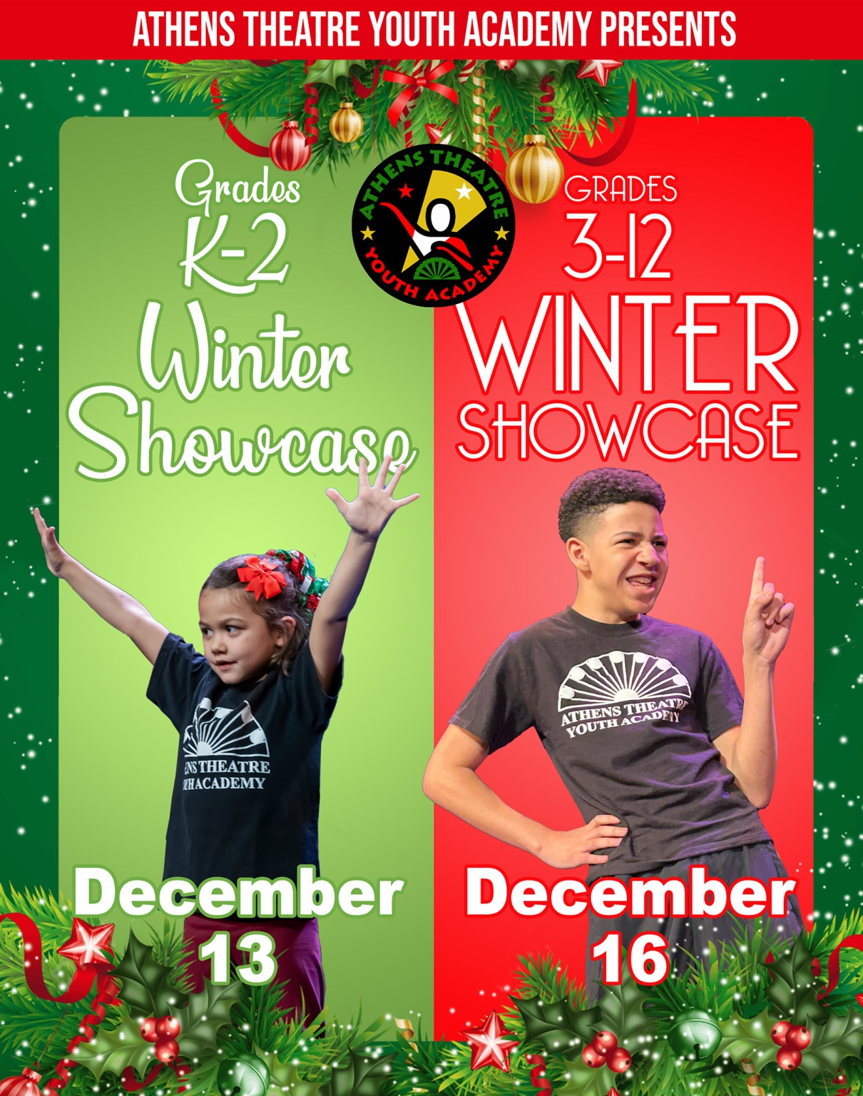 Winter Showcase (K-2) & (3-12)! - Athens Theatre | Deland, Florida